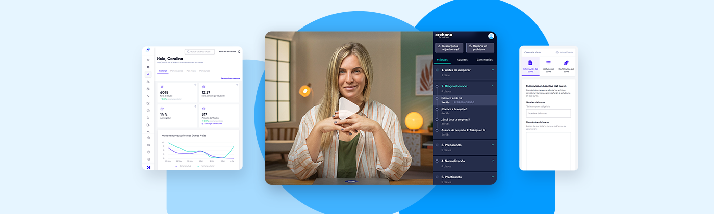 Software para capacitación de personal para empresas grandes | Curso | Crehana