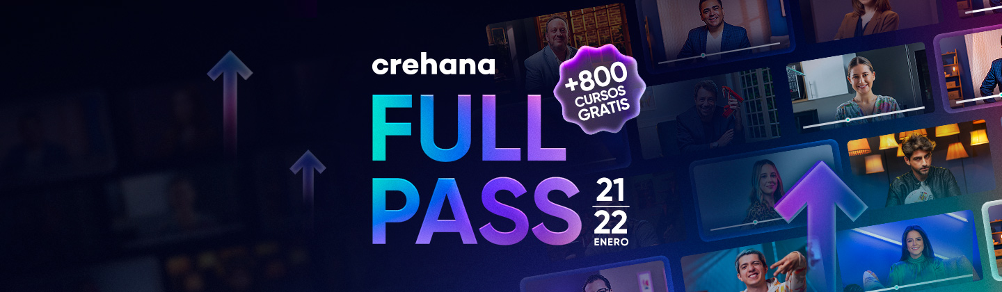 🥇 ¡Guía para aprovechar el Full Pass Crehana por 48h! | Curso | Crehana