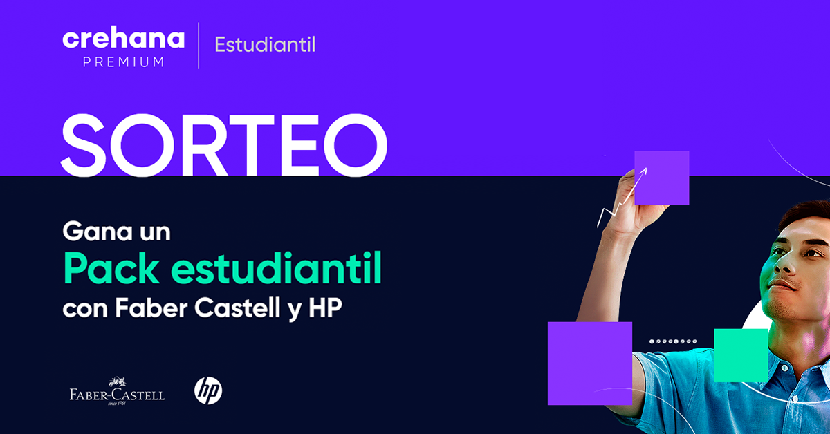 Participa y gana un Pack Estudiantil | Curso | Crehana