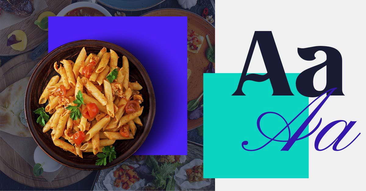 🍔 +55 tipografías para restaurantes